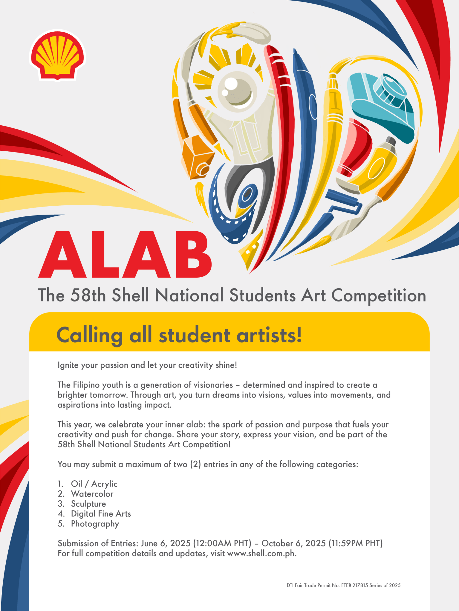 Calling All Student Artists: Shell’s 58th National Competition Begins ...